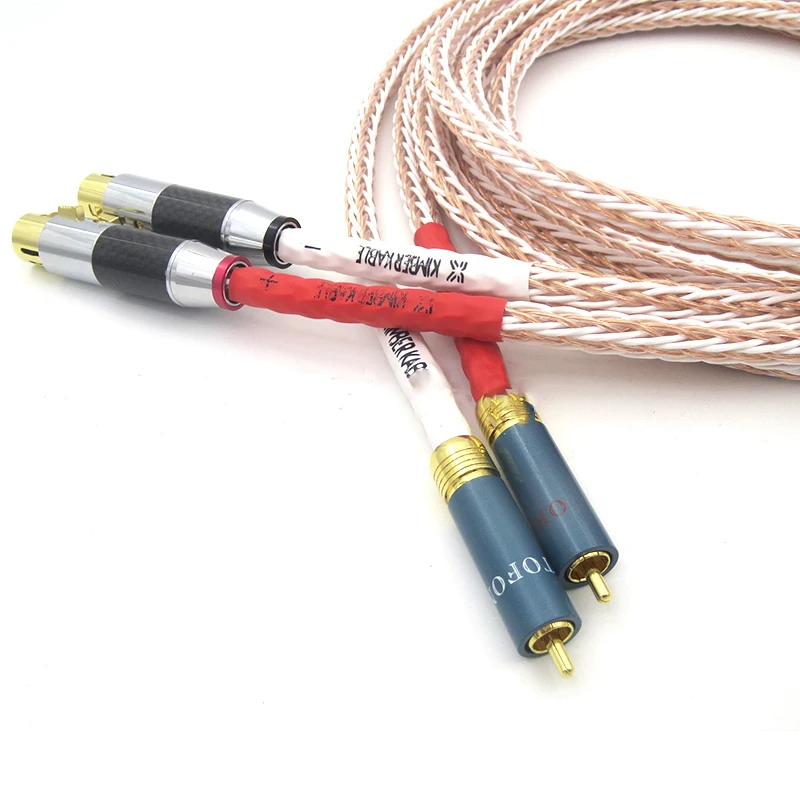 Hifi-8TC-7N-OCC-cobre-puro-2RCA-macho-a-Dual-XLR-hembra-OFC-AUX-Cable ...