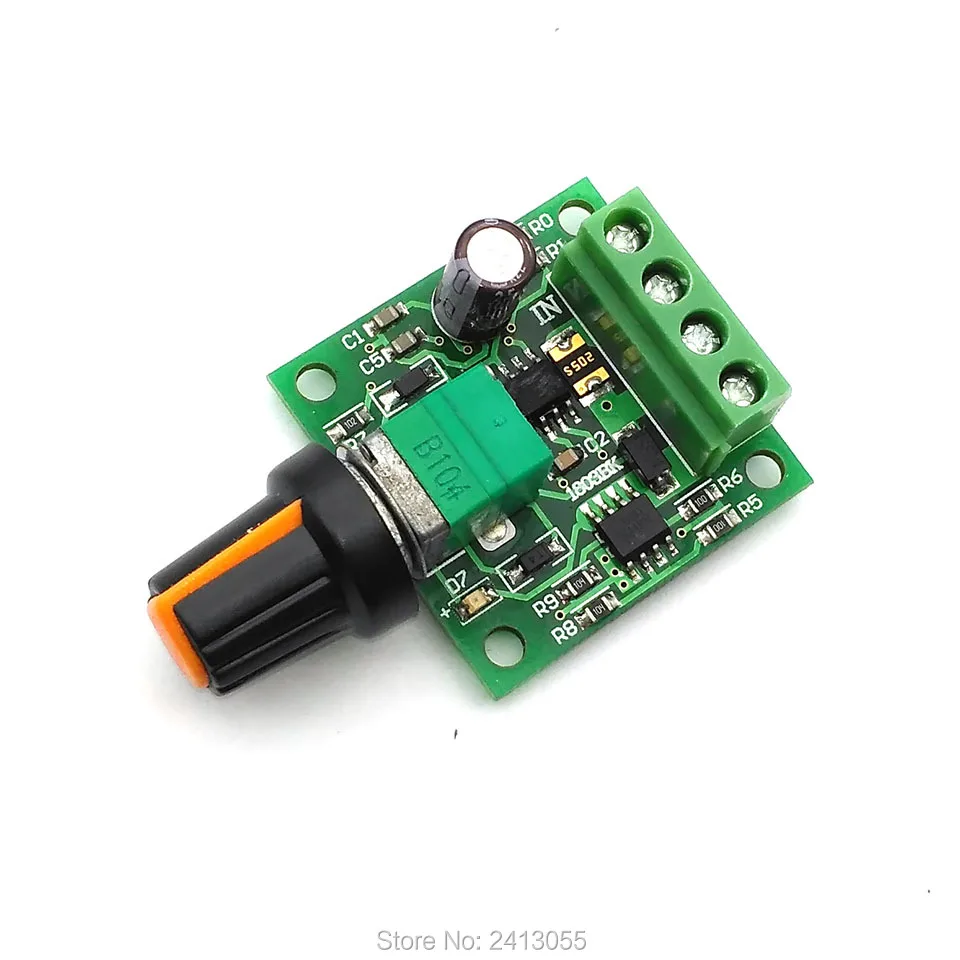 DC New 1.8V 3V 5V 6V 12V 2A Low Voltage Motor Speed Controller PWM ...