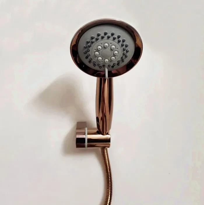 rose-Gold-Color-abs-Hand-Held-Shower-Head-Wall-Holder-Bracket-1-5M-Hose ...
