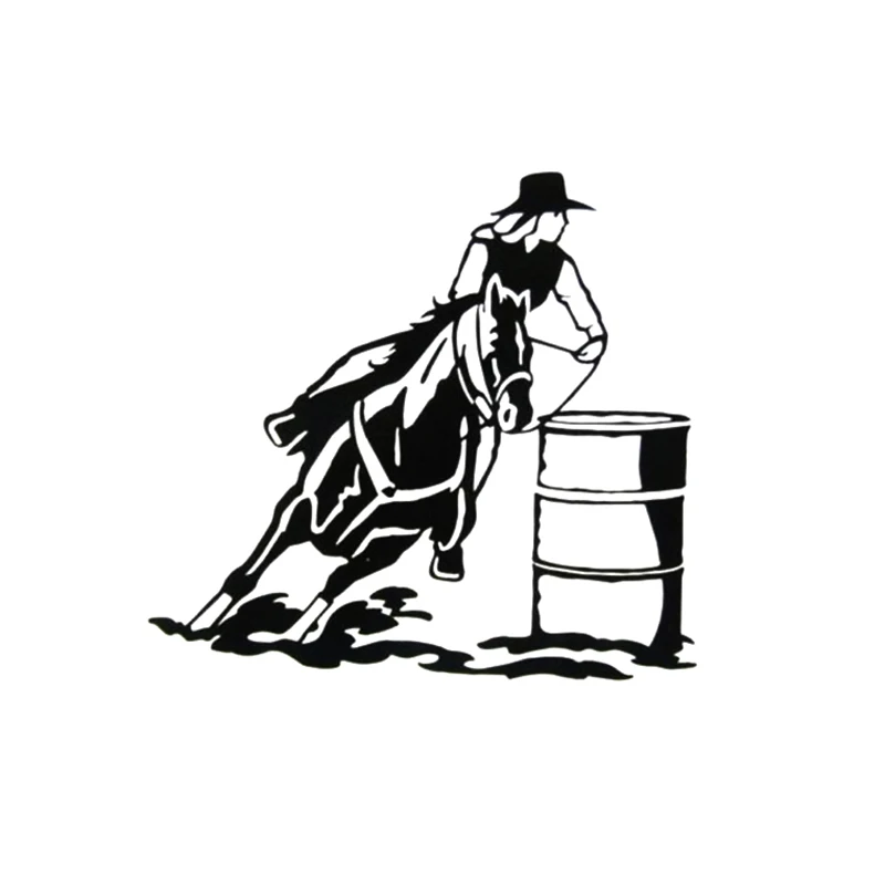 Barrel Racing Decal