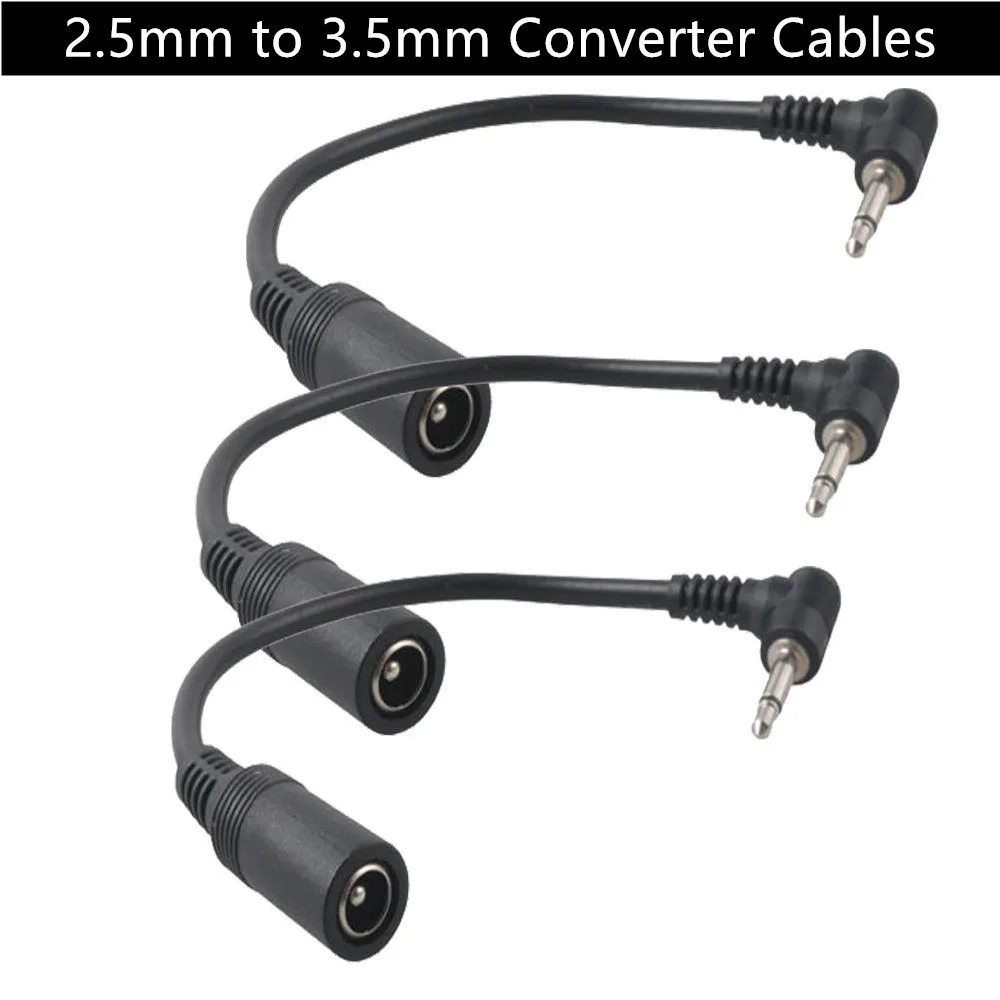 3pcs 3.5mm Dc 9v Plug Jack Converter Cable For Harmonix Eh Dod Guitar ...