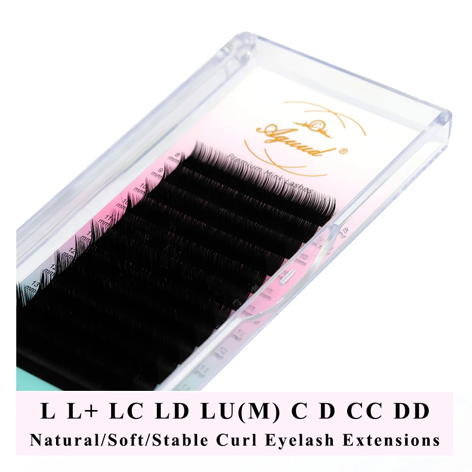 AGUUD L L+ LC LD M C D CC DD Curl Individual Eyelashes False Eyelash ...
