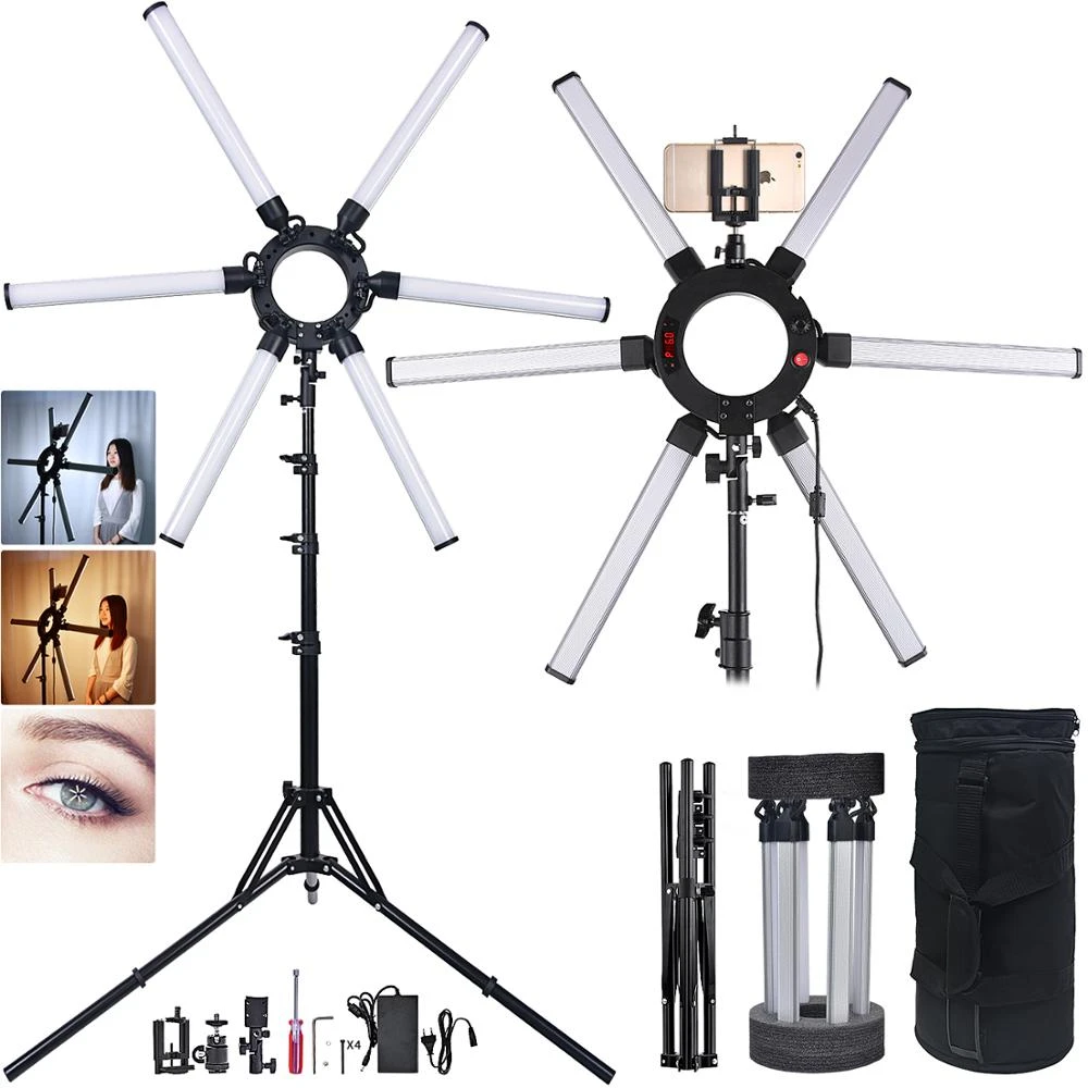Fosoto 35 Inches Led Star Ring Light 120w Multimedia Extreme Ring Video ...