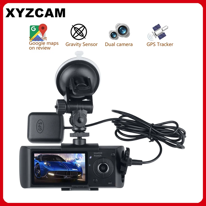 XYZCAM-R300M-1080P-HD-Car-DVR-Camera-2-7-LCD-Dual-Lens-GPS-Camera-Dash ...