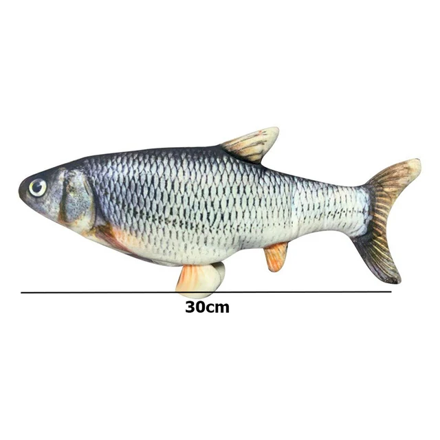 Realistic Plush Simulation Electric Doll Fish Dancing Moving Fish Funny ...