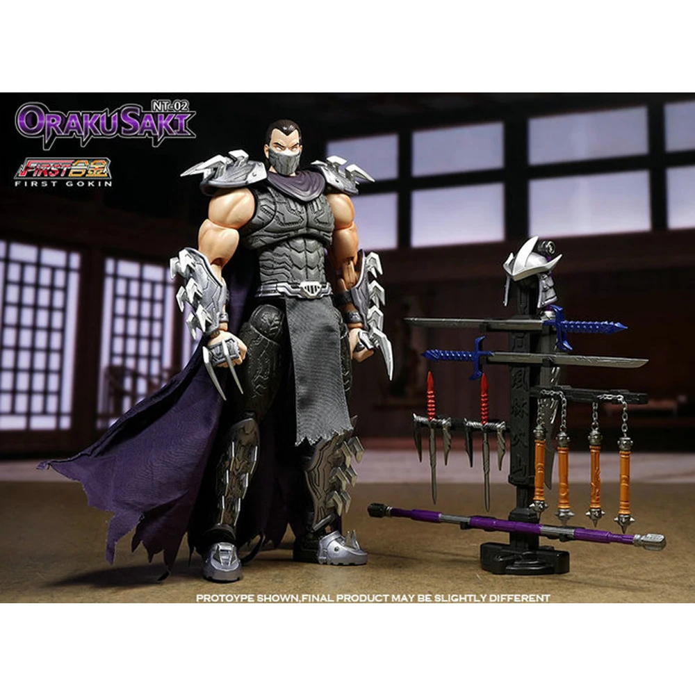First-Gokin-Alloy-Villain-Boss-Utrom-Shredder-Action-Figure-Model-Toy ...