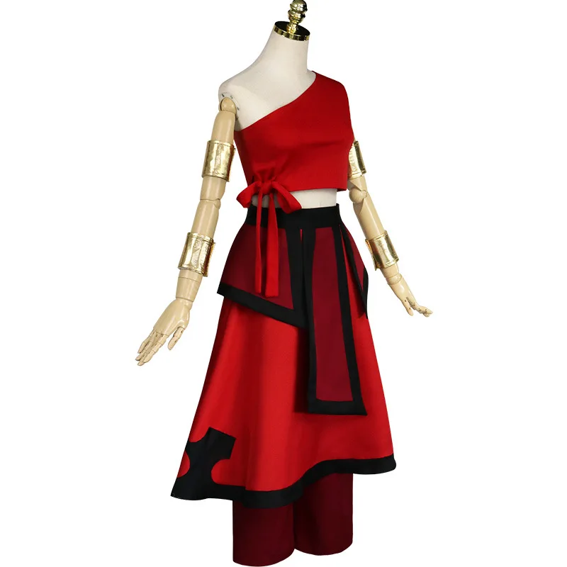 Anime Avatar The Last Airbender Katara Appa Cosplay Costume For Women ...