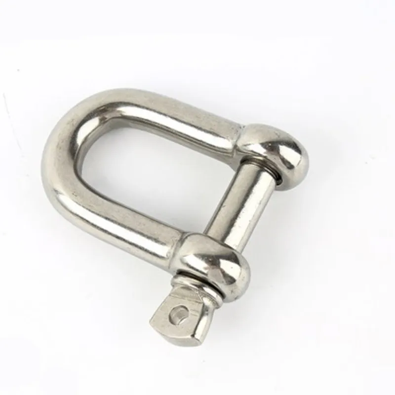 M4 M5 M6 M8 M10 M12 M14 M16 Straight D Shackle Short Stainless Steel ...