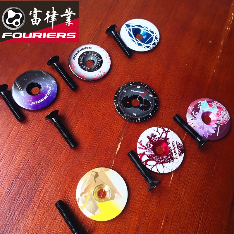 Fouriers-1-1-4-CNC-Bike-Stem-Top-Cap-Headset-Cover-31-8mm-35mm-OD2 ...
