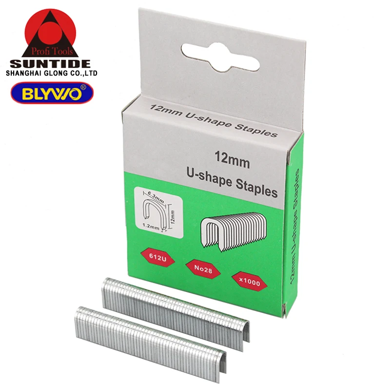 1000 Pcs U Shape Staples 12mm Nails For Furniture Upholstery Manual ...
