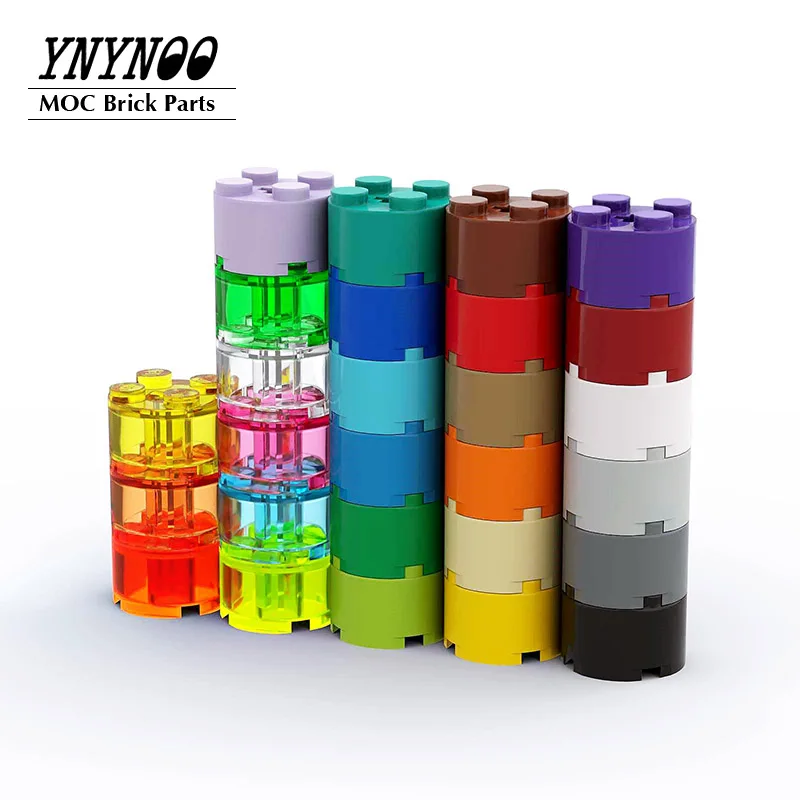 50Pcs-Moc-Parts-3941-Brick-Round-2x2-with-Axle-Hole-Building-Blocks ...