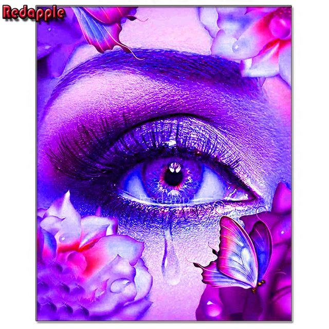 Purple Eye Crying