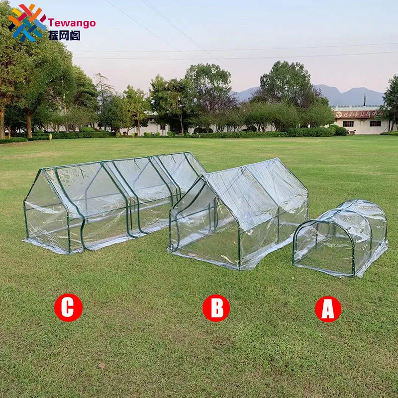 Mini-invernadero-de-PVC-con-cubierta-transparente-refugio-de-plantas-de ...