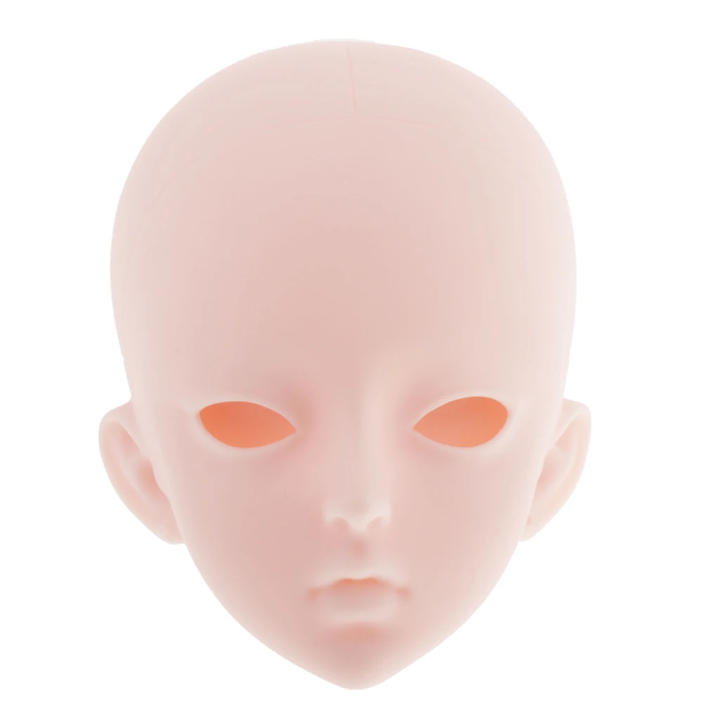 1-3-Female-No-Makeup-Head-Carving-Sculpt-Without-Eyes-for-BJD-MSD-Doll ...
