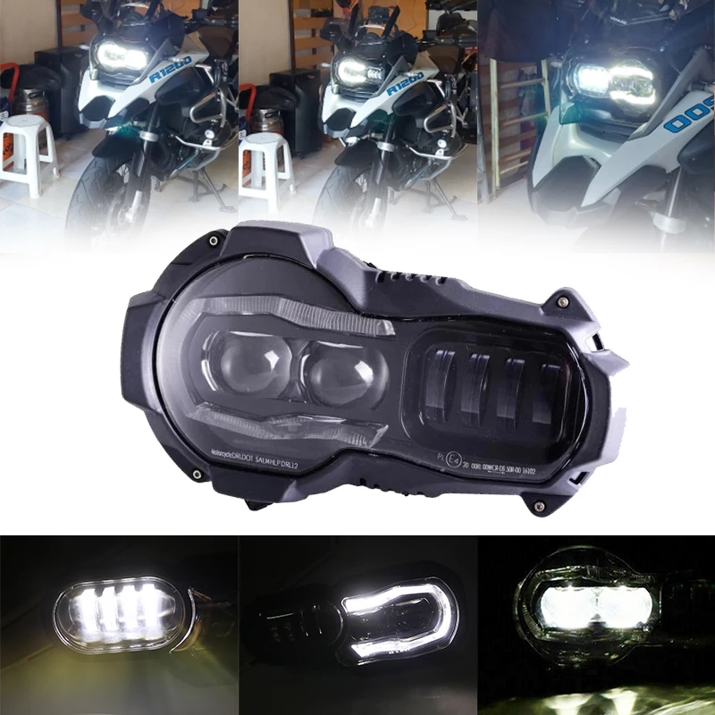 E9 Mark Headlight for BMW R1200GS Adventure 2004-2012 Motorcycle LED ...