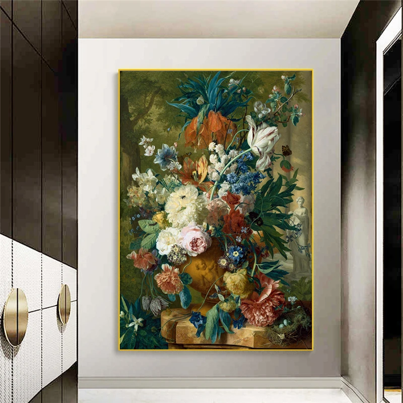 Classical-Flowers-Canvas-Paintings-On-the-Wall-Art-Posters-And-Prints ...