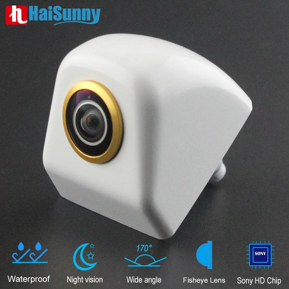 170 Degree AHD CVBS White Vehicle Rear View Camera Upside Down Install ...