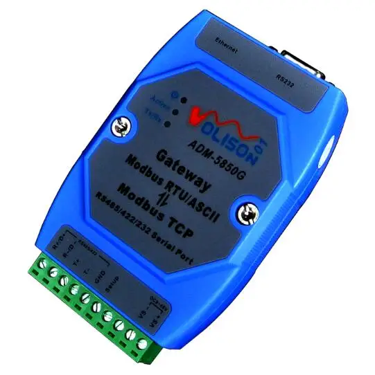 ADM-5850G Industrial Modbus gateway server, MODBUS RTU/ASCII to Modbus ...