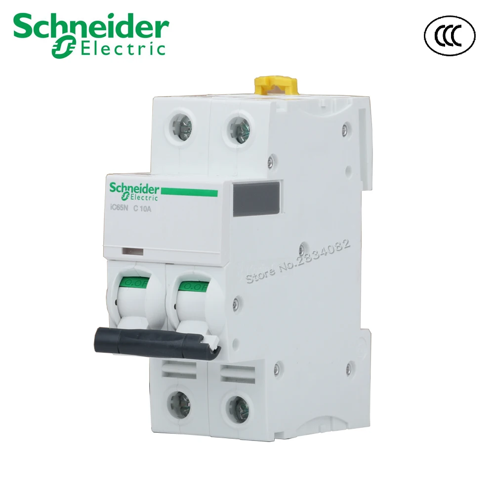 iC65N C type C10A Mini Circuit Breaker Air Switch Breaker 2P 50/60Hz 35mm Din Rail 1A 2A 4A 6A ...