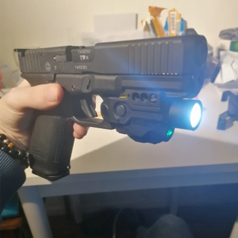 Constante Strobe Tactical LED Light, High Lumen, Visão Laser Verde para ...