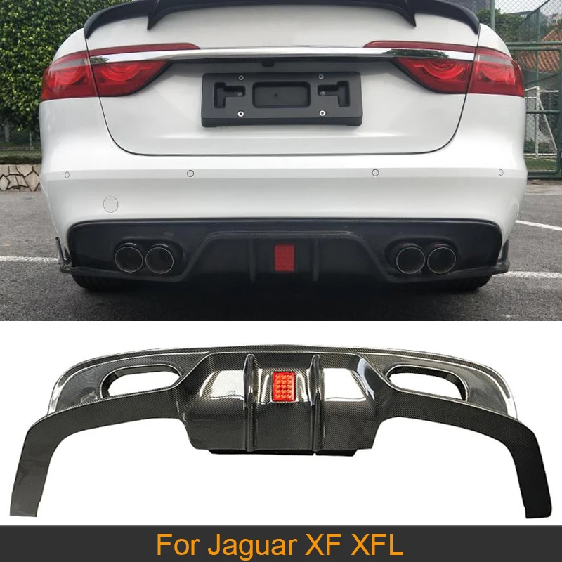 Car Rear Bumper Diffuser Lip For Jaguar Xf / Xfl Standard 2016 - 2019 ...