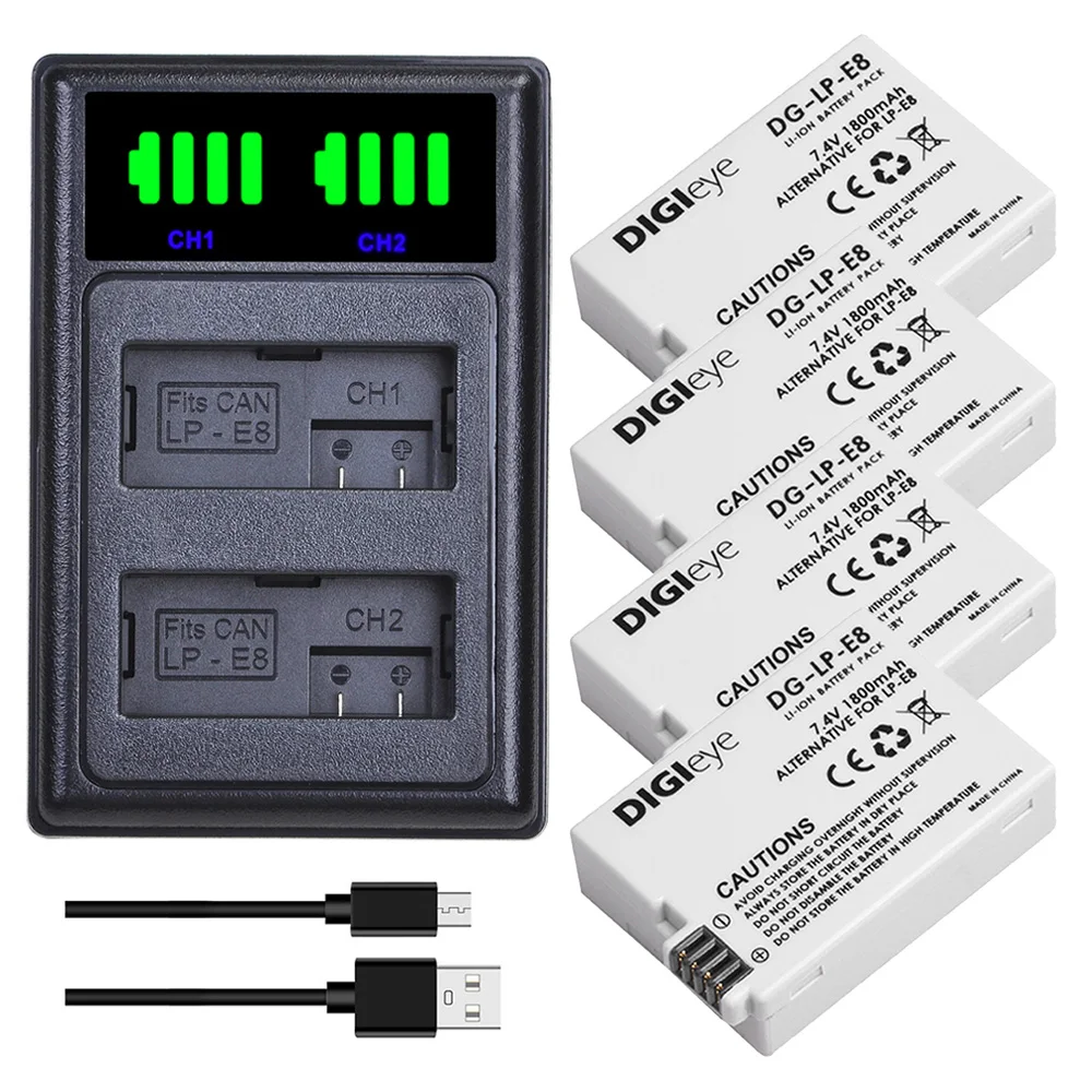 1800mAh-LP-E8-LPE8-Battery-for-Canon-EOS-Rebel-T2i-T3i-T4i-T5i-550D ...