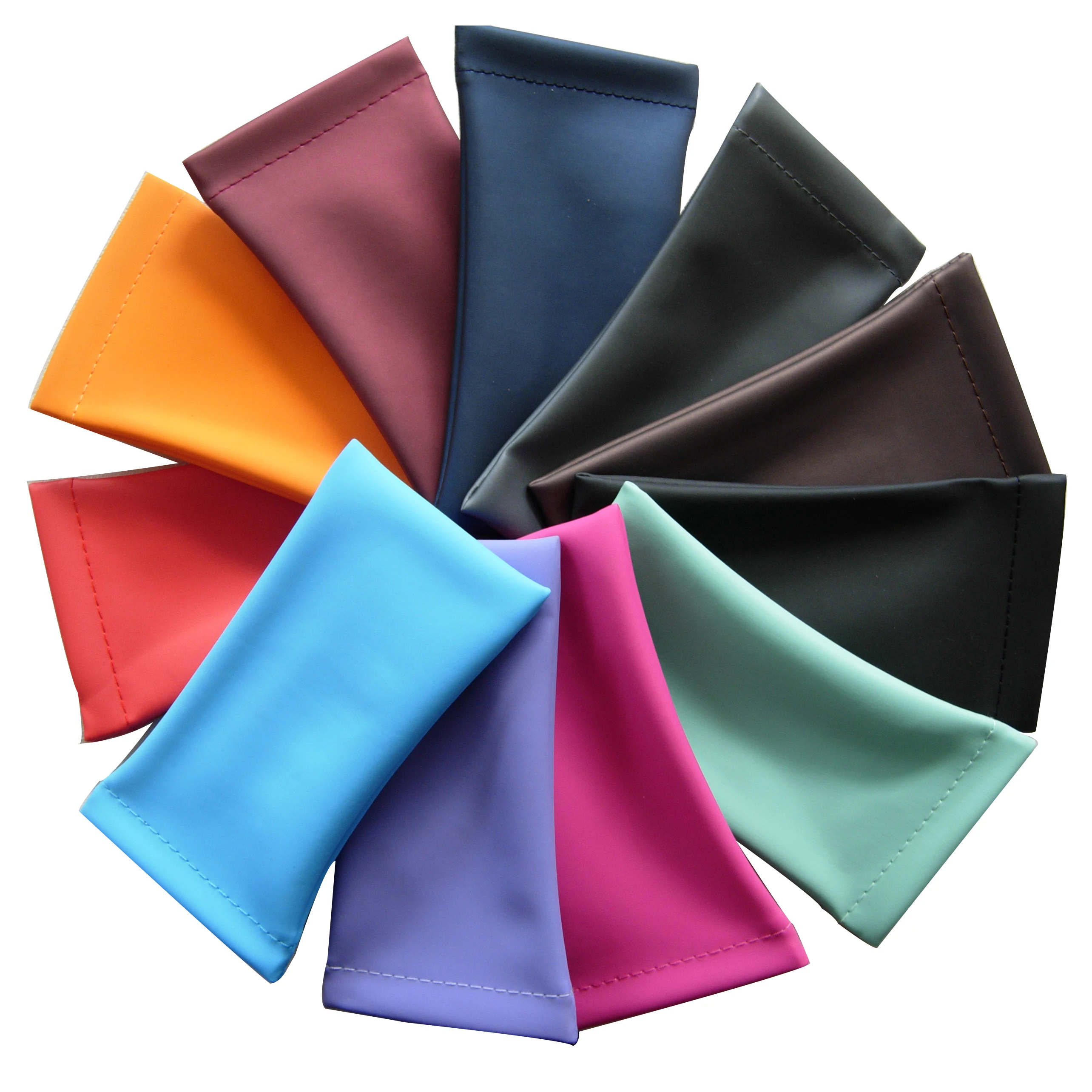 Squeeze Top Eyeglass Spring Closure Vinyl Soft Pouch Slip-in Eyewear ...