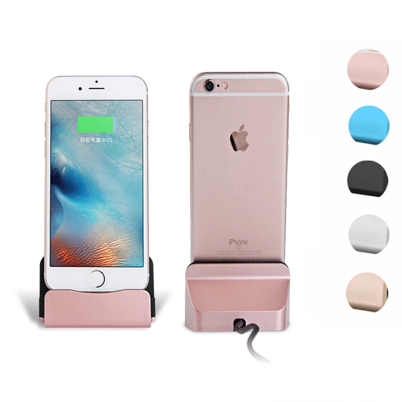 Carregador-usb-suporte-de-mesa-docking-station-para-iphone-7-8-6s-plus ...