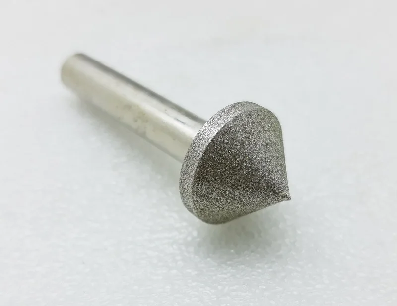 1pcs 180# 90 Degrees Electroplated Diamond Sand Cone Shape Countersink ...