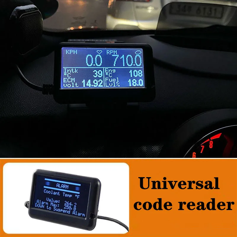 UltraGauge Automobile General Accessories OBD2 OBD Scanner Code Reader ...