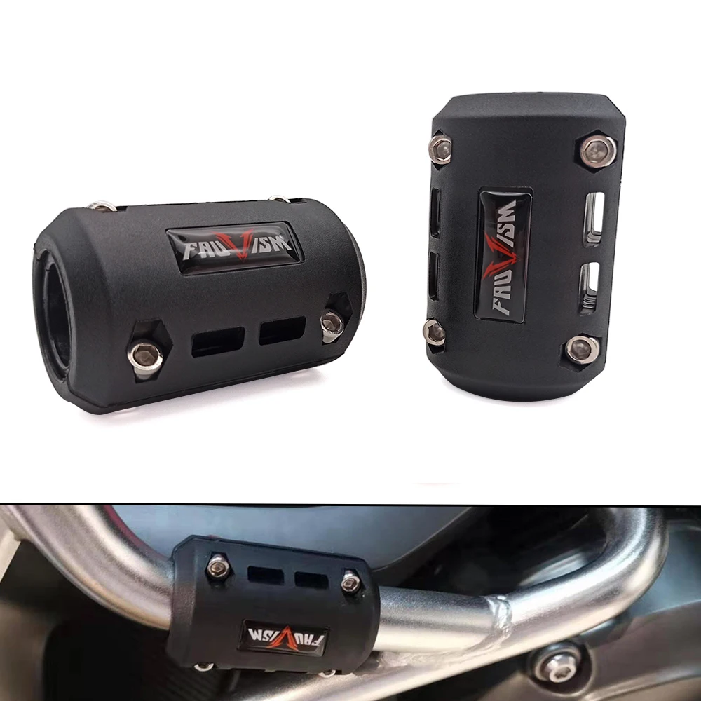 Motorcycle Crash Bar Bumper Guard Engine Protection Blocks 22 25 28mm ...