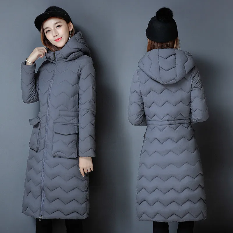 Abrigo-largo-coreano-para-Mujer-Parka-femenina-ropa-de-talla-grande ...