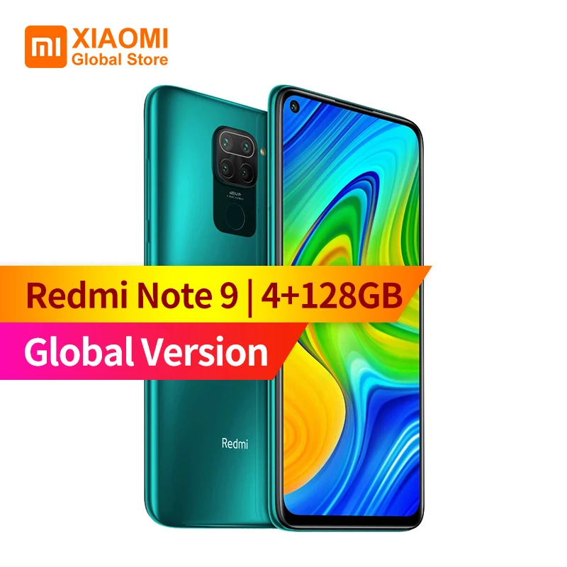 Versão Global Xiaomi Redmi Nota 9 Smartphone 4gb Ram 128gb Rom Mtk Helio G85 Octa Core 18w ...