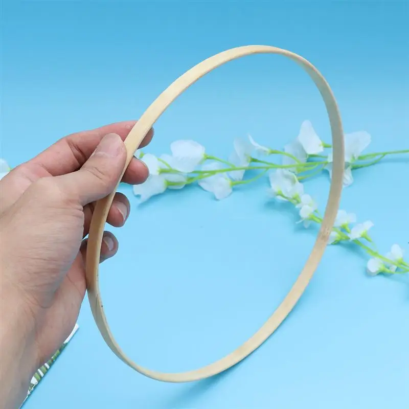 13 29cm Dream Catcher Ring DIY Wooden Bamboo Dreamcatcher Rings Hoops ...