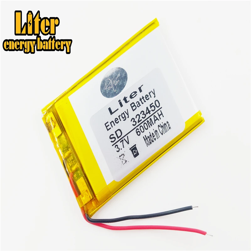 eBook-Rechargeable-Battery-323450-600mah-Li-Po-lithium-polymer-battery ...