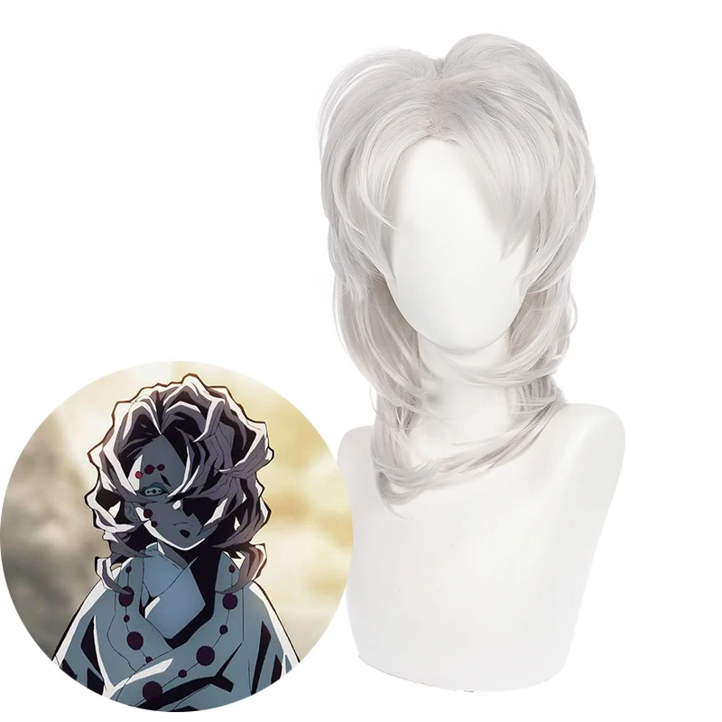 Anime Demon Slayer Kimetsu Rui Kimono Spider Ghost Cosplay Costume ...