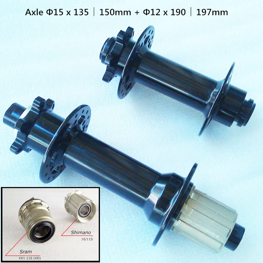 Купить Novatec D201SB/D202SB hub XD 11s 150 135 190 197 мм дисковый ...