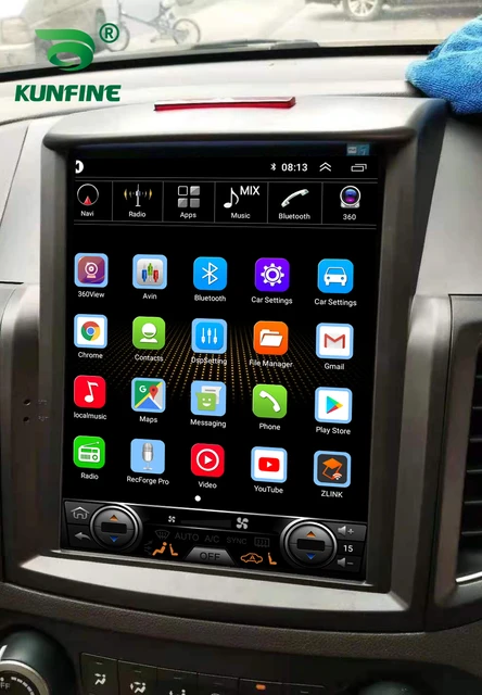 Tesla Screen Octa Core 4GB RAM 64GM ROM Android 10.0 Car DVD GPS Player ...