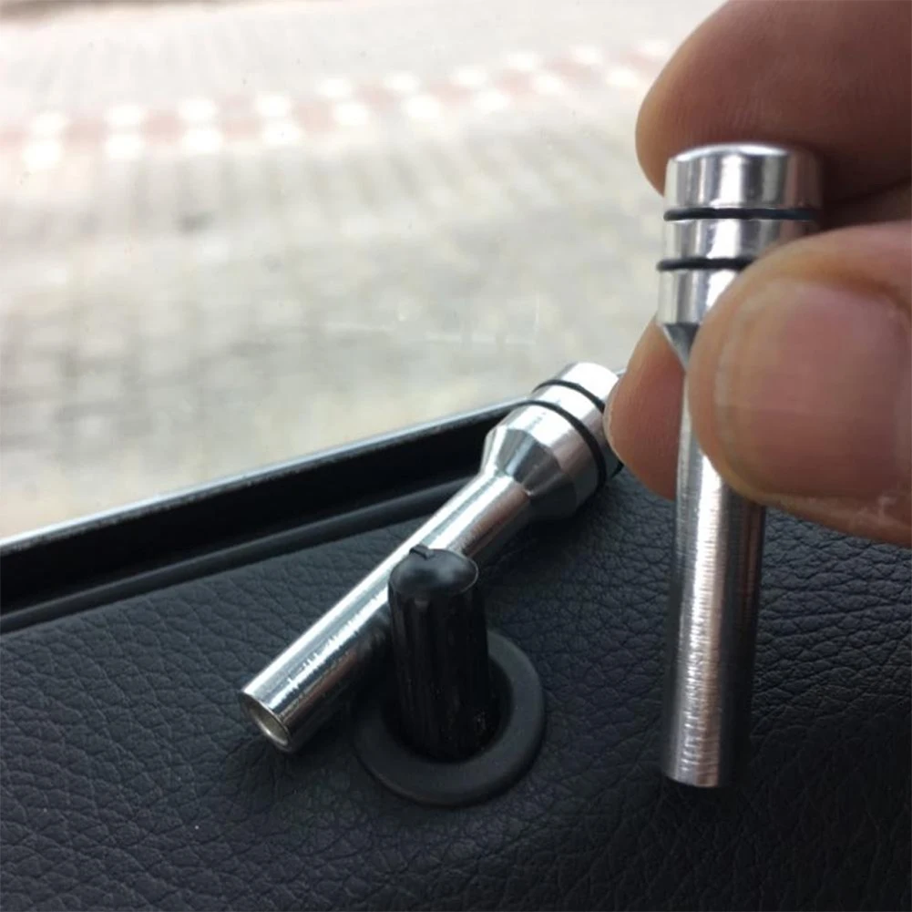 2PCS 3 Colors Aluminum Alloy Auto Car Security Door Lock Pins Universal ...