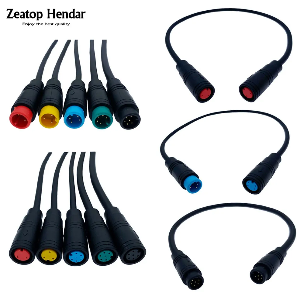 1Pcs M8 2 3 4 5 6 Pin Electric Bicycle Butt Plug Waterproof for Ebike E ...