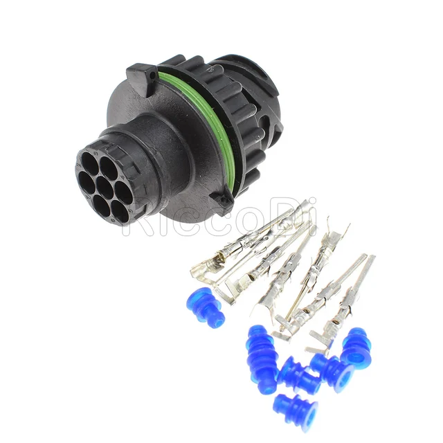 1-20Set 7 Pin Tyco Amp 1.5MM BU-STE KPL CIRCULAR DIN HOUSINGS Male ...