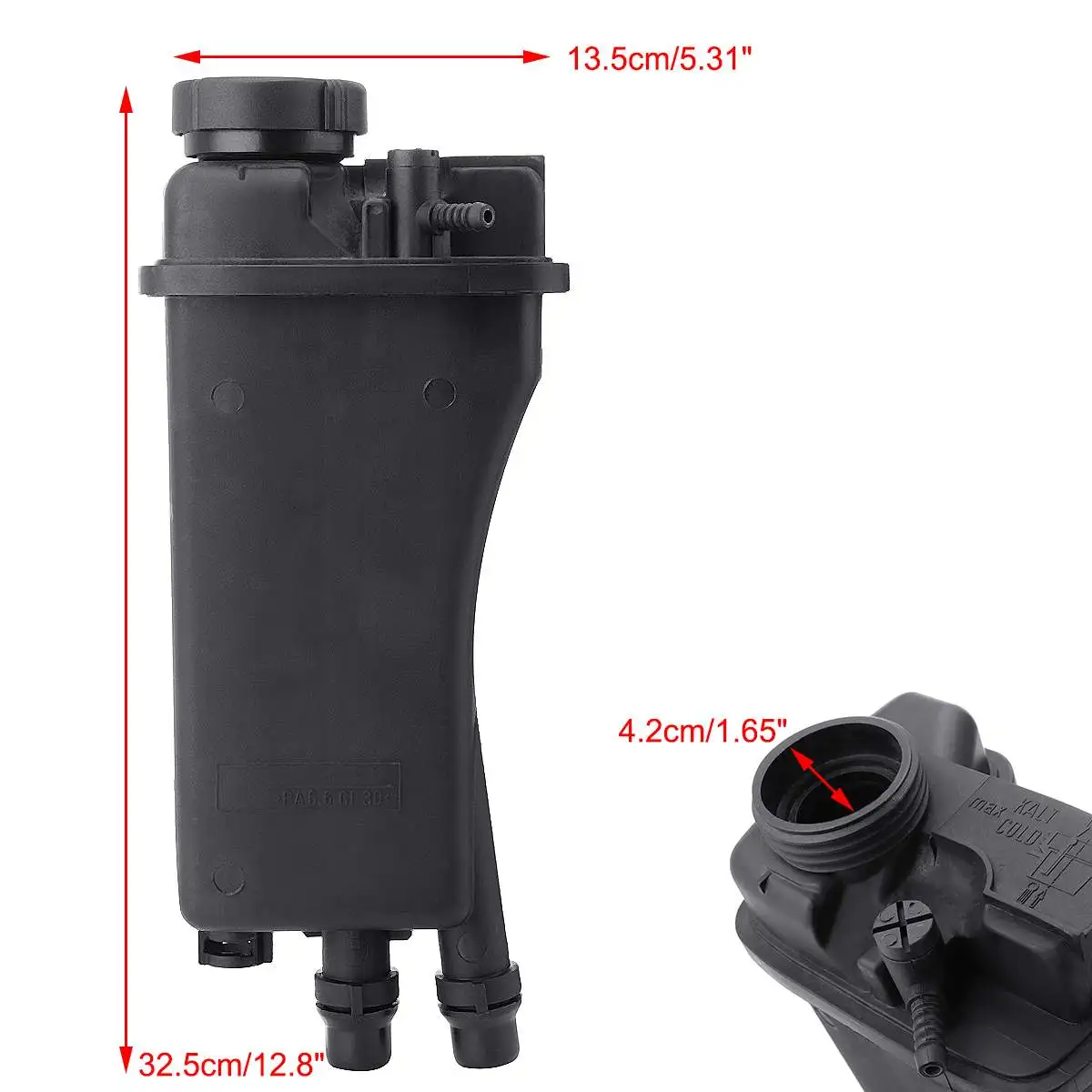 For BMW 5 Series E39 520i 523i 525i 530i Radiator Coolant Water Tank ...