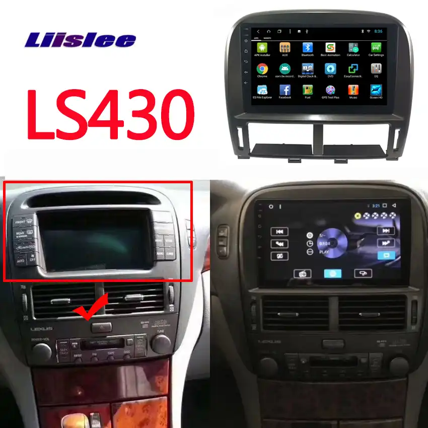 ZaiXi Android Car Multimedia GPS Audio Radio Stereo For Lexus LS LS430 ...