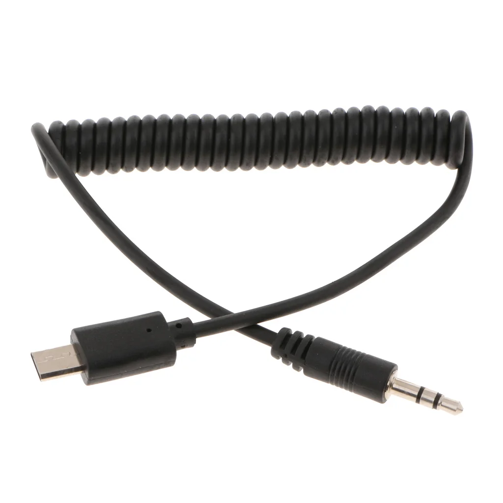 Cable de conexión remota 3,5mm cable en espiral S2 para Sony A7 II/A7R ...