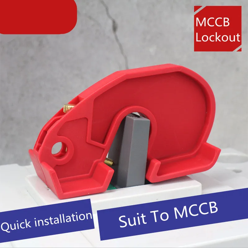 Safety Lockout ABS Big Large Molded Case Circuit Breaker MCB MCCB Lock