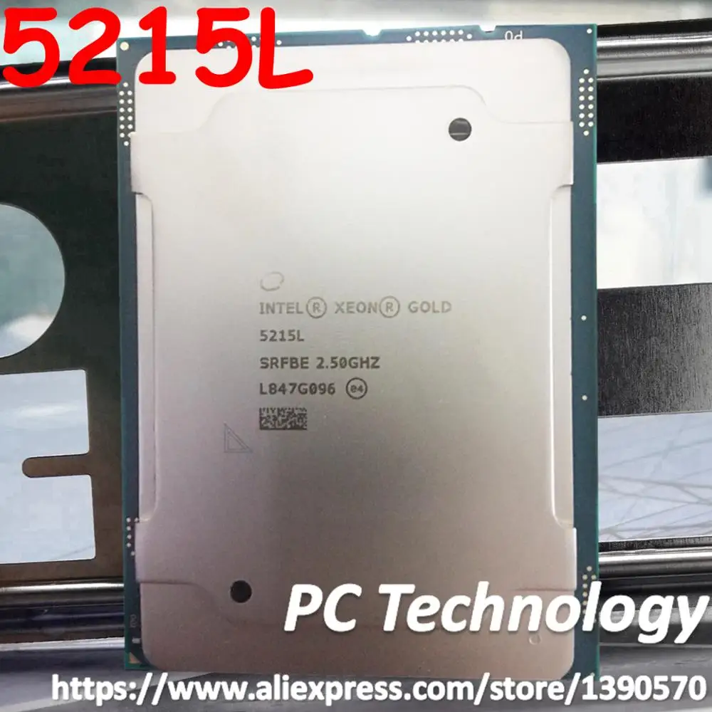 오리지널 인텔 제온 골드 5215L cpu QS Gold5215L 프로세서 13.75M 캐시 2.50GHz 10 코어 85W ...