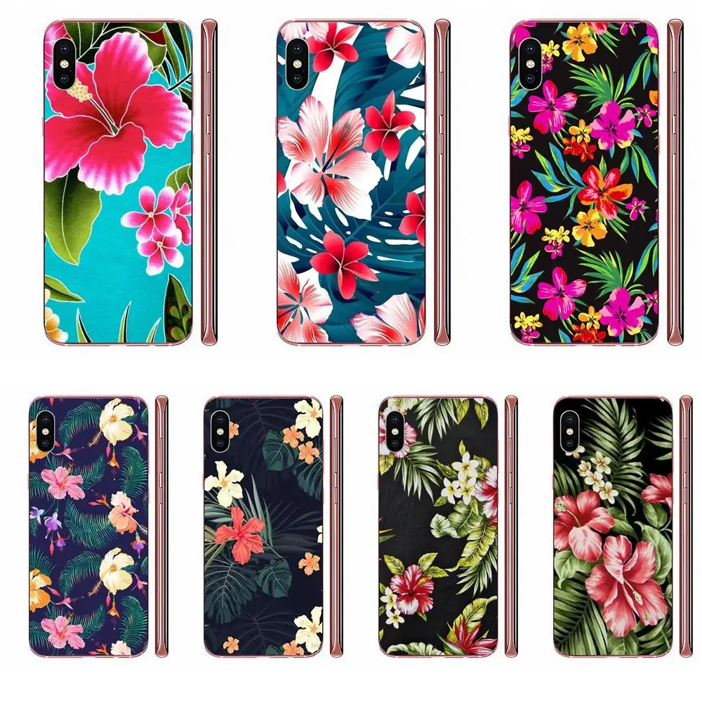 Hermosa flor hawaiana Floral para LG G3 G4 G5 G6 G7 K4 K7 K8 K10 K40 ...