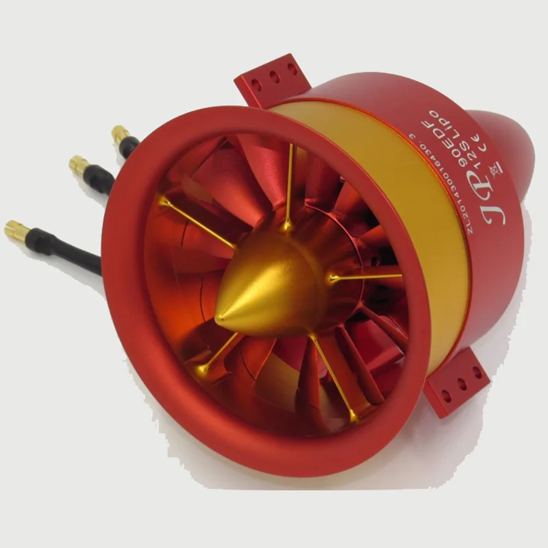 EDF Full Metal Ducted Fan JP 90mm With Three Choice Motor: 4250 KV1750 ...