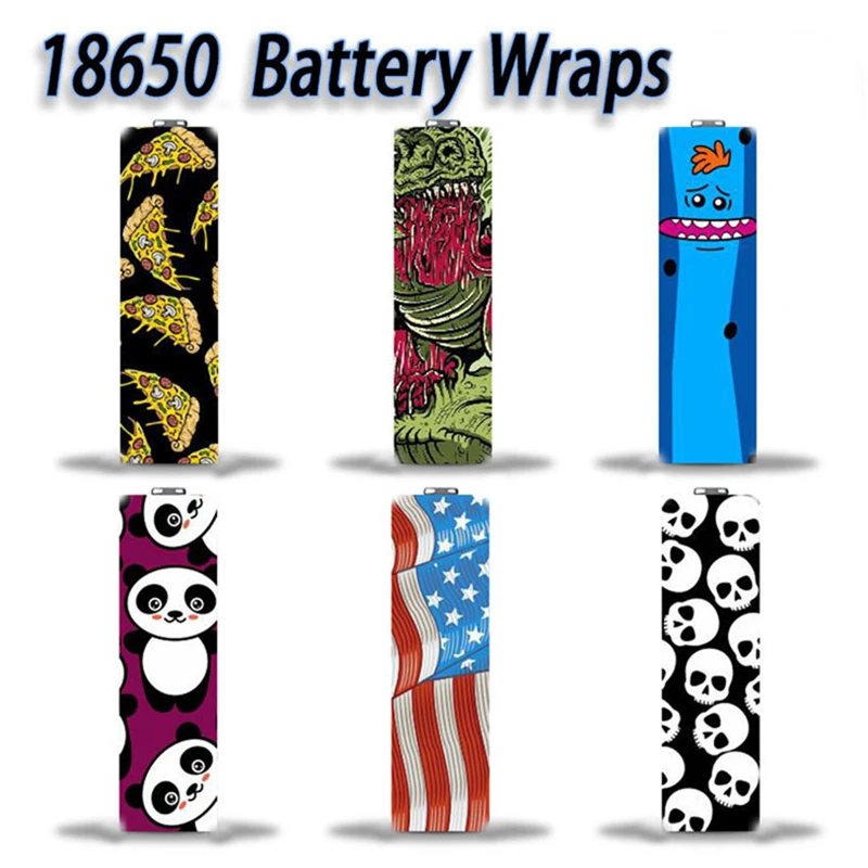 18650-Wrap-Skin-Sticker-Protector-Battery-Wrapper-Sleeve-PVC-Heat ...