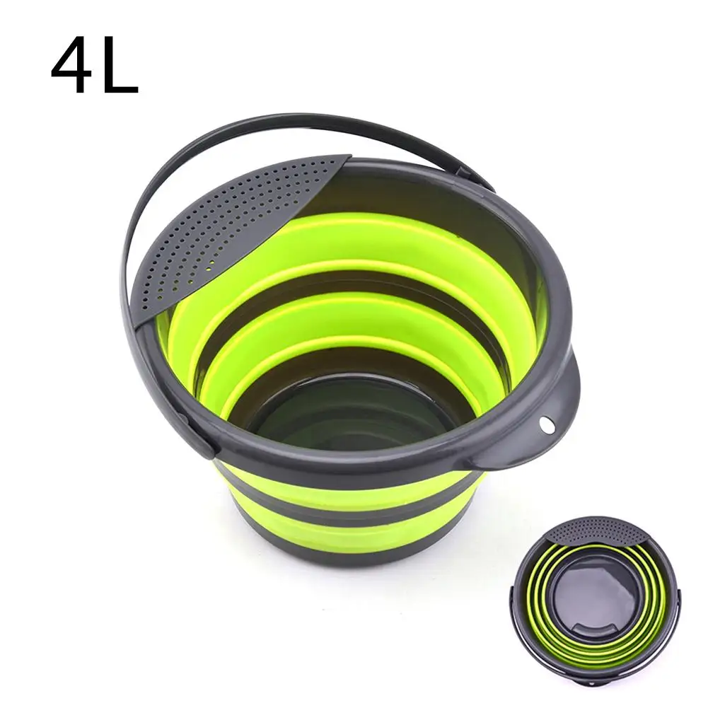 4L/5L/10L Collapsible Bucket Portable Folding Bucket Water Bucket ...